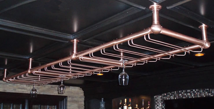 Custom Bar Foot Rails, Sneeze Guards, Glass Racks, & More | ESP Metal ...