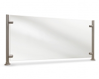 Model P219 Satin Stainless Steel Partition Post | ESP Metal Products ...