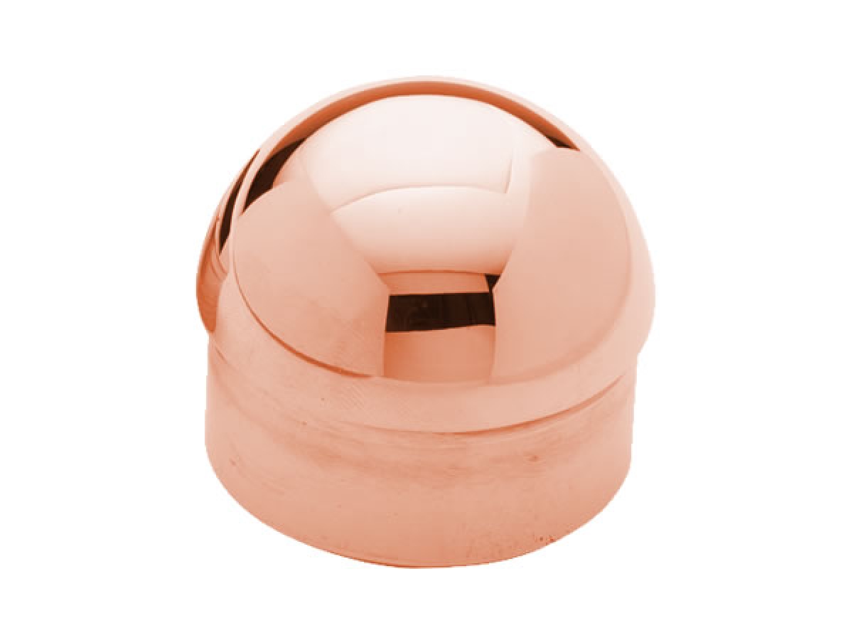 Model 730 Polished Copper Domed End Cap | ESP Metal Products & Crafts
