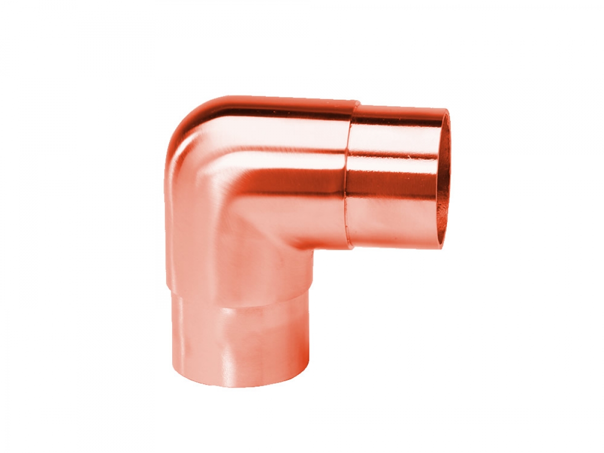 Model 303 Satin Copper Flush Elbow, 90° | ESP Metal Products & Crafts
