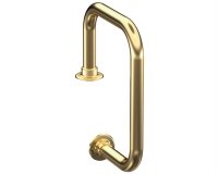 Model W905 Polished Brass Service Bar Rail | ESP Metal Products & Crafts