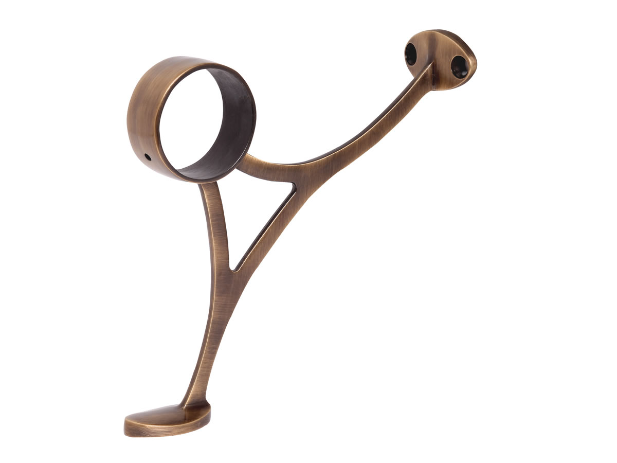 Model 101 Antique Bronze Combination Floor Bracket | ESP Metal Products ...
