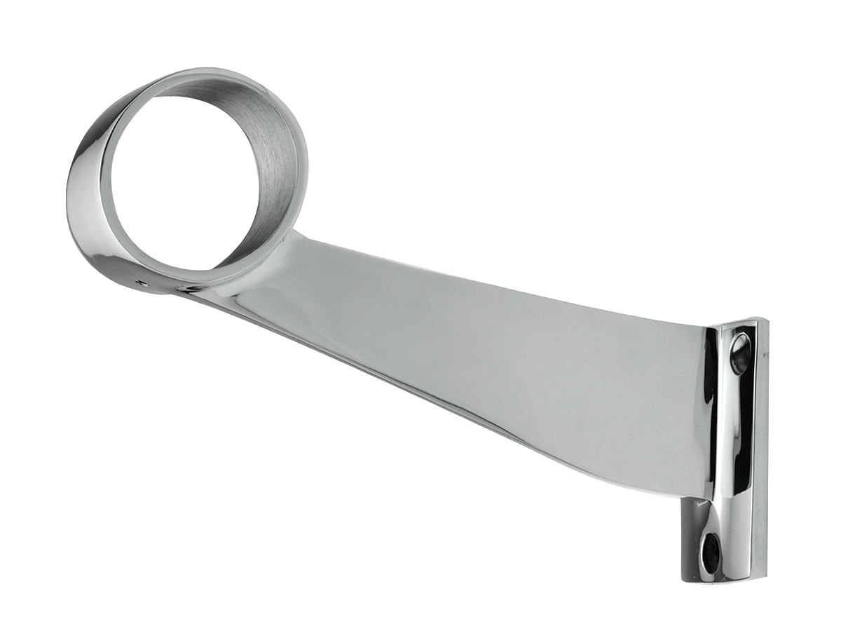 Model 109 Polished Stainless Steel Contemporary Bar Bracket | ESP Metal ...