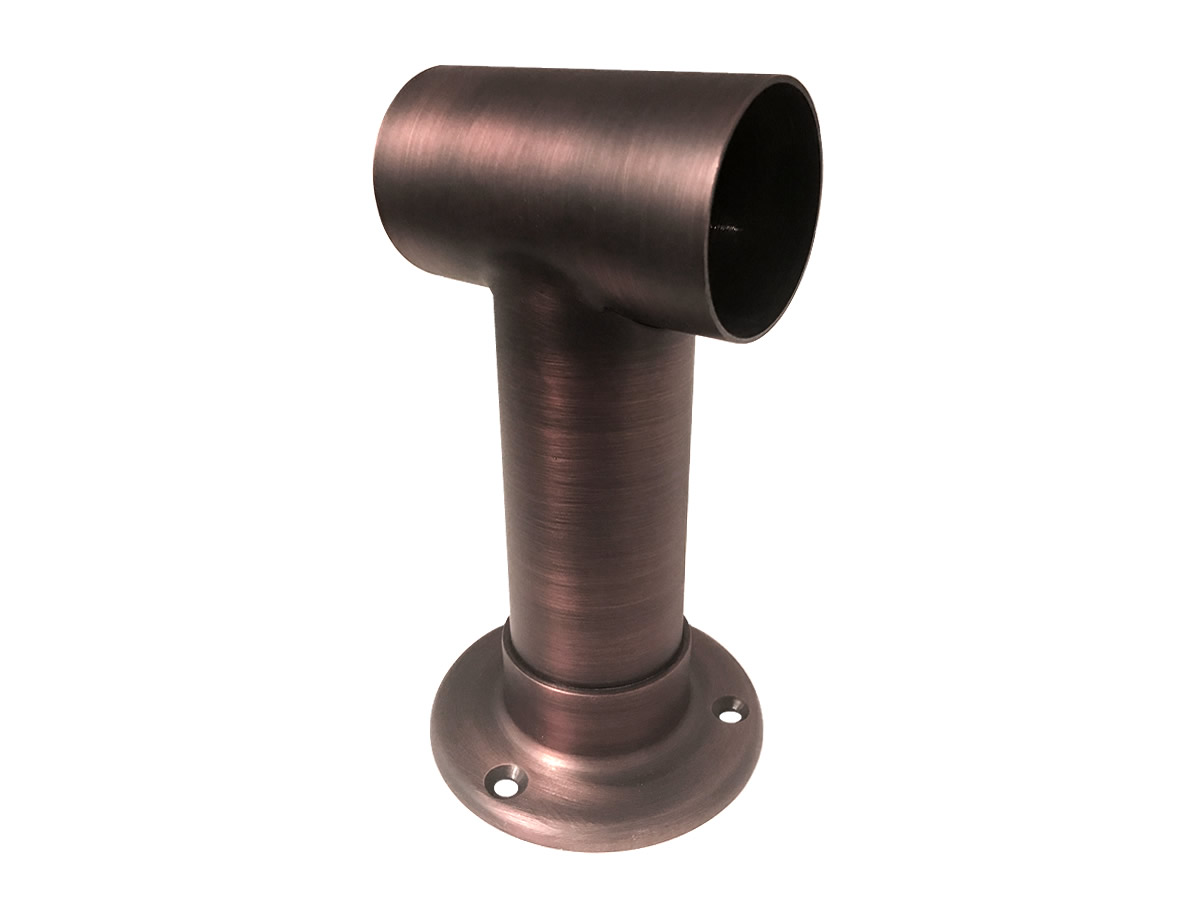 Model 128 Antique Copper Post Bracket | ESP Metal Products & Crafts