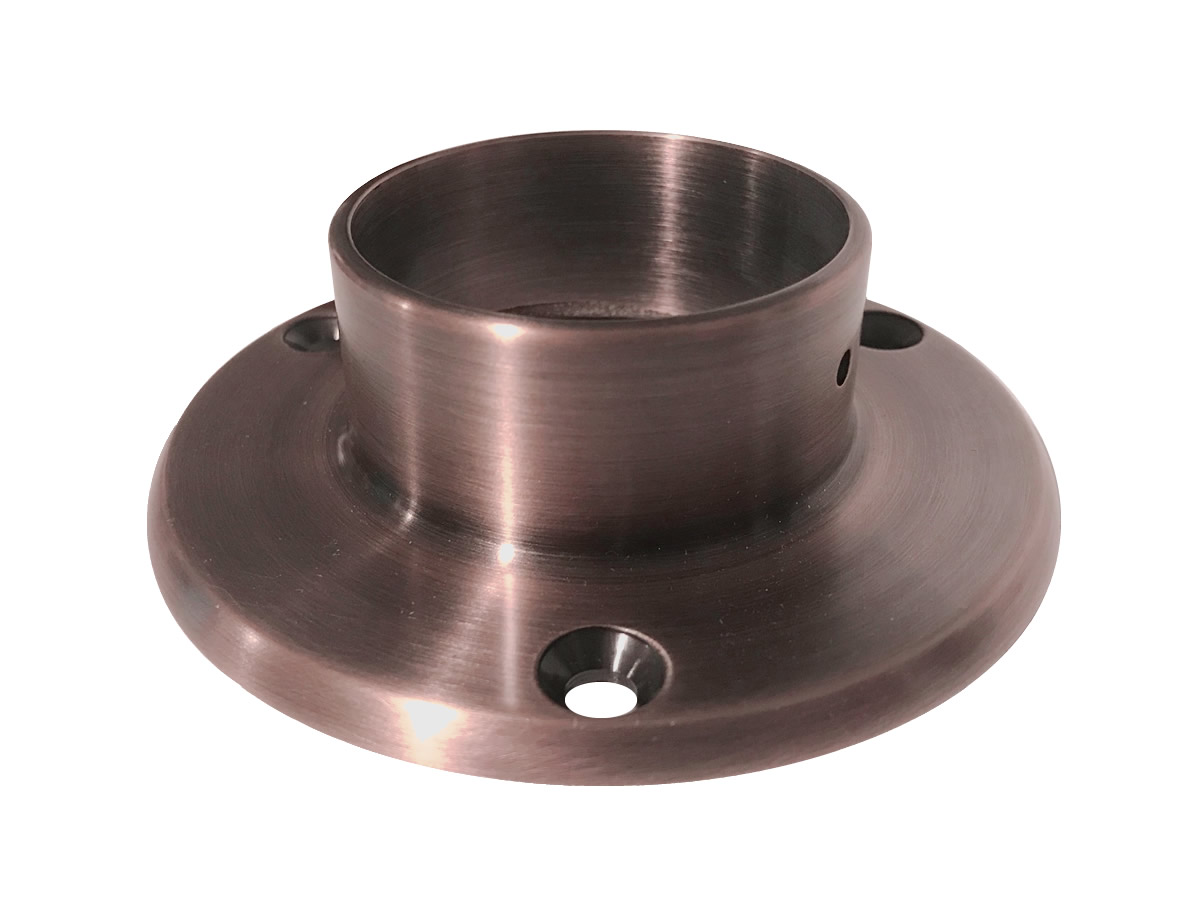 Model 505 Antique Copper Wall Flange | ESP Metal Products & Crafts