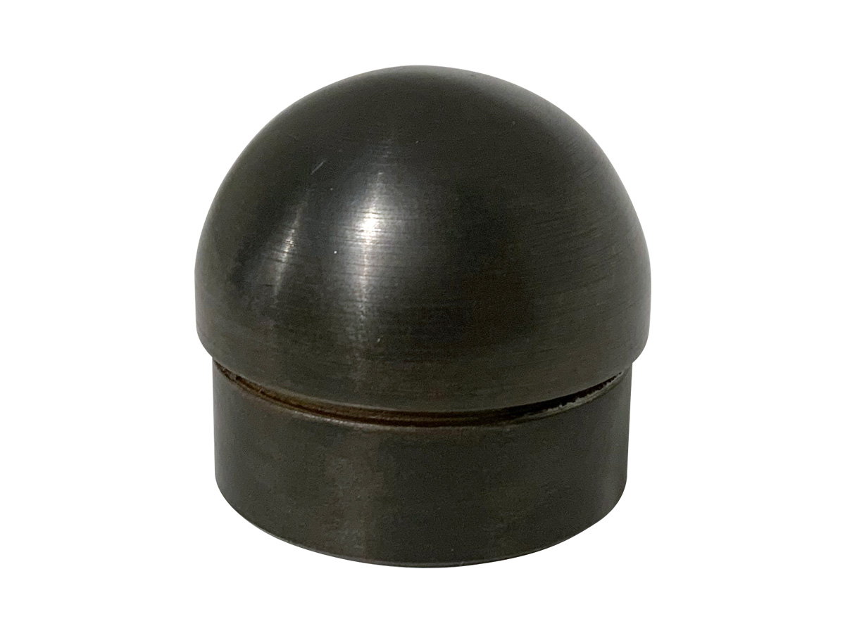 Model 730 Blackened Stainless Steel Domed End Cap | ESP Metal Products ...