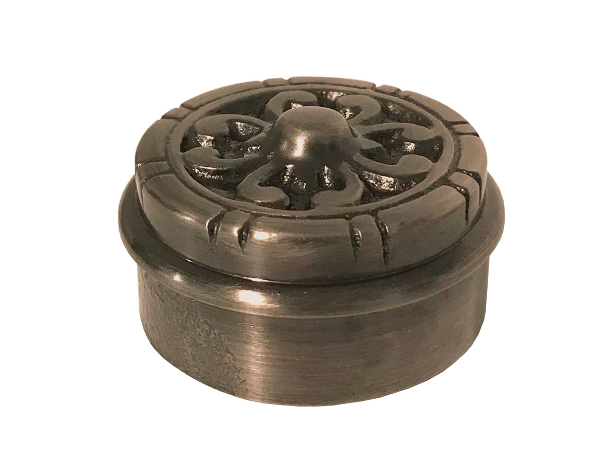 Model 733 Antique Brass Decorative End Cap | ESP Metal Products & Crafts