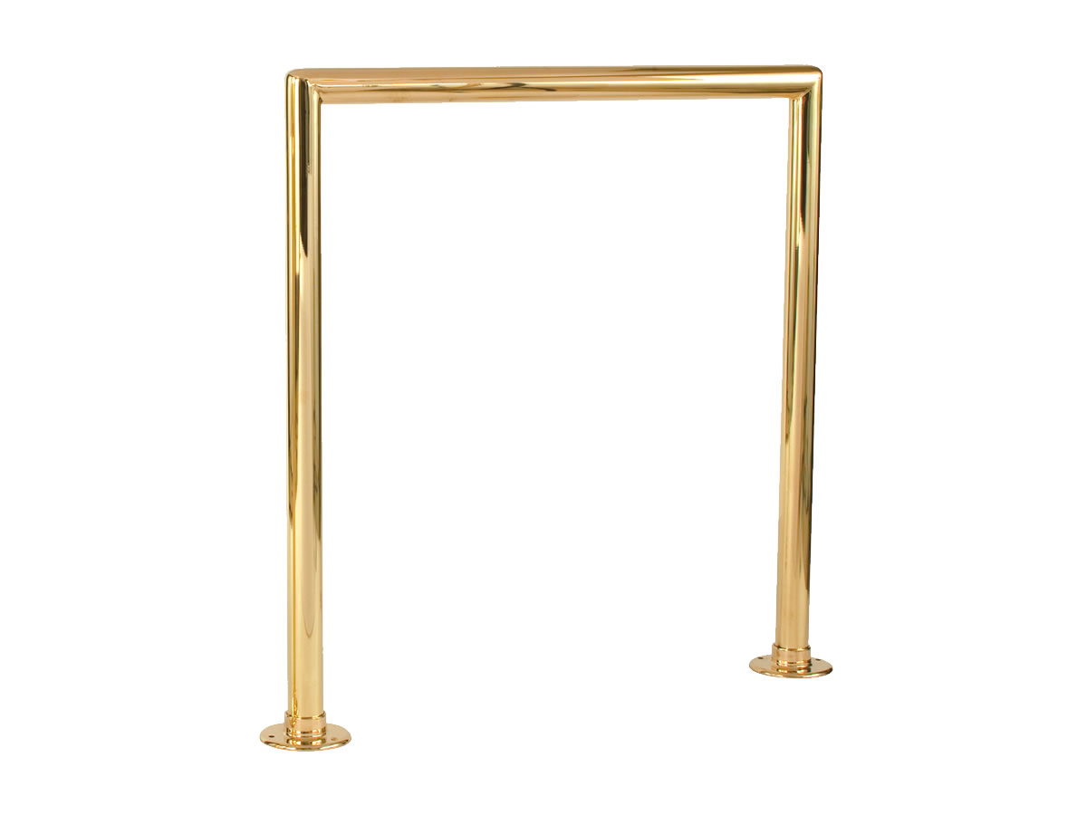 Model MDR Polished Brass Single Line Divider Rail | ESP Metal Products ...