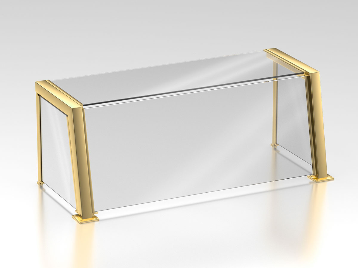 Custom Bar Foot Rails, Food Shields, Sneeze Guards | ESP Metal Products ...