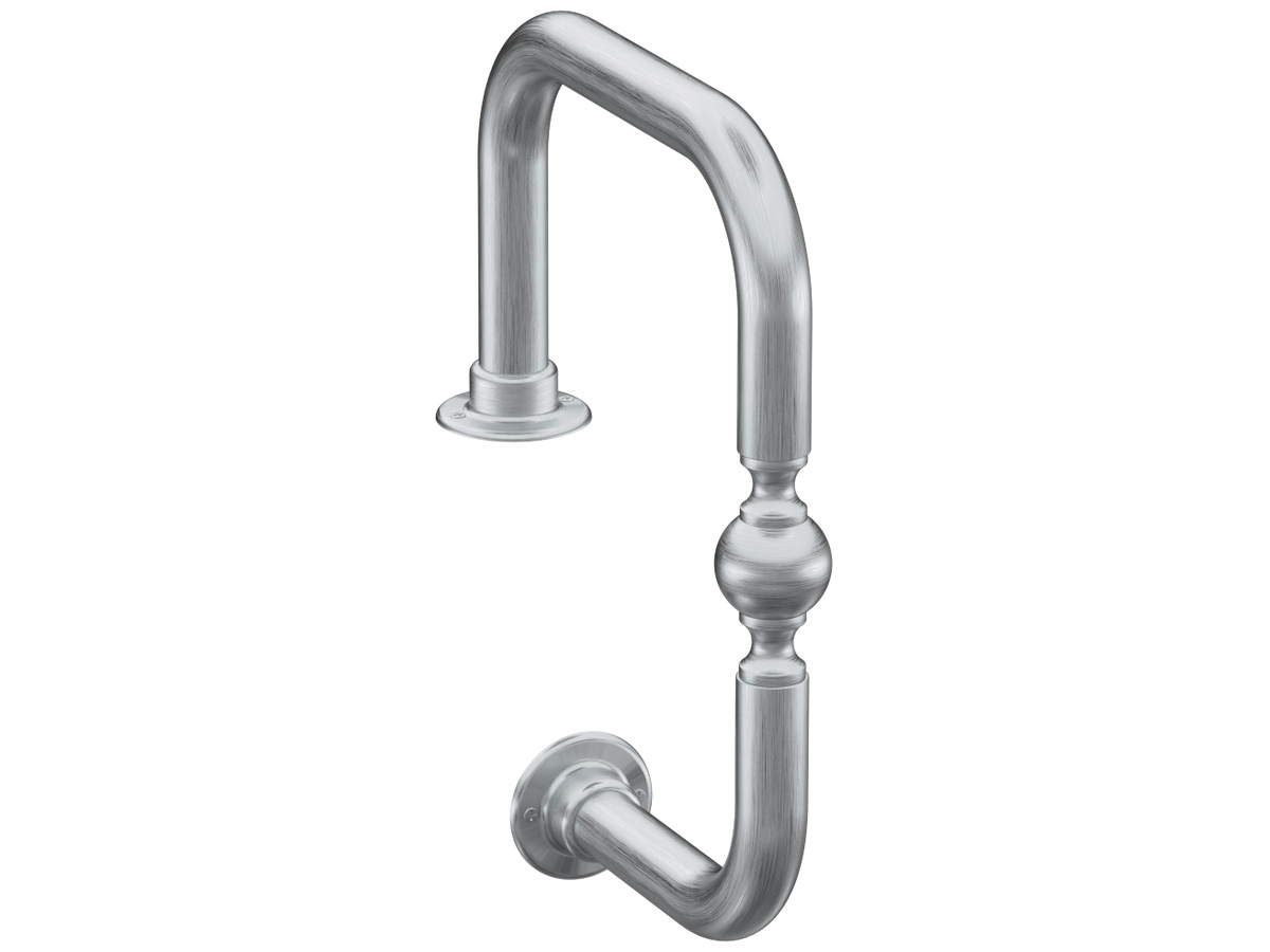 Model W948 Satin Stainless Steel Ball In Center Service Bar Rail | ESP ...